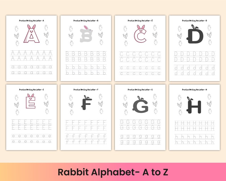 Printable Preschool Kindergarten Activity Workbook Bundle Alphabet ...