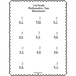 20 Printable Addition Practice Sheets. Numbers 1-10. Preschool-grade 1 ...