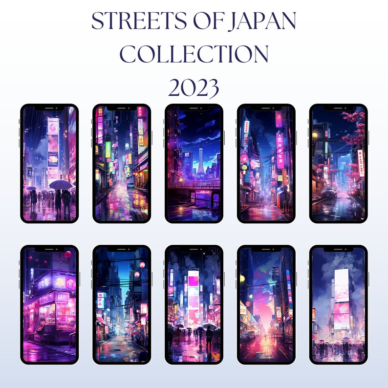 IPhone Aesthetic Street Wallpaper Cute Ios Home Screen Lock Screen ...
