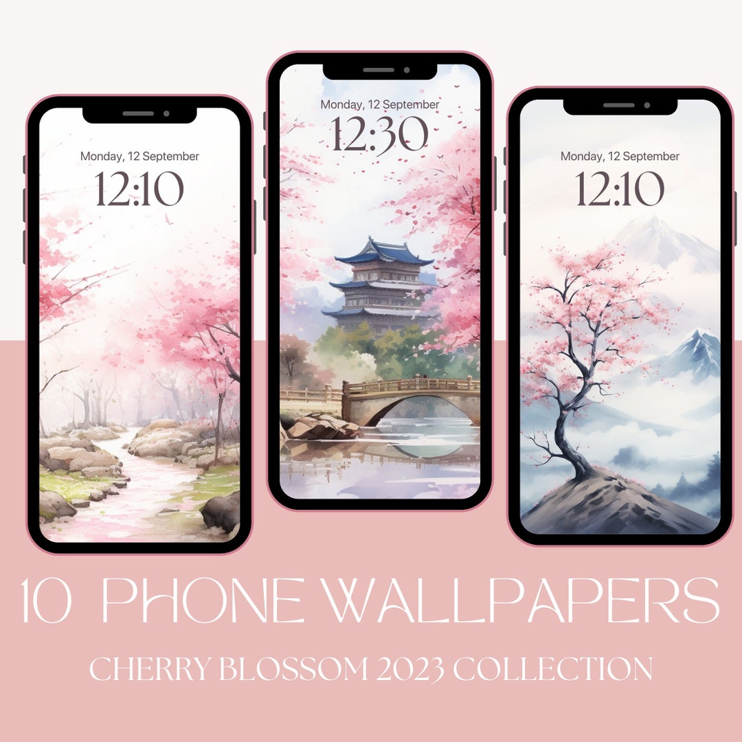 IPhone Aesthetic Cherry Blossom Wallpaper Pastel Pink Background Floral ...