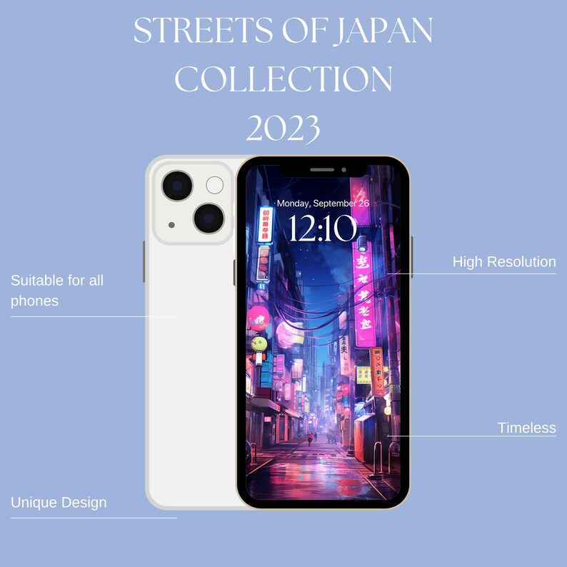 IPhone Aesthetic Street Wallpaper Cute Ios Home Screen Lock Screen ...