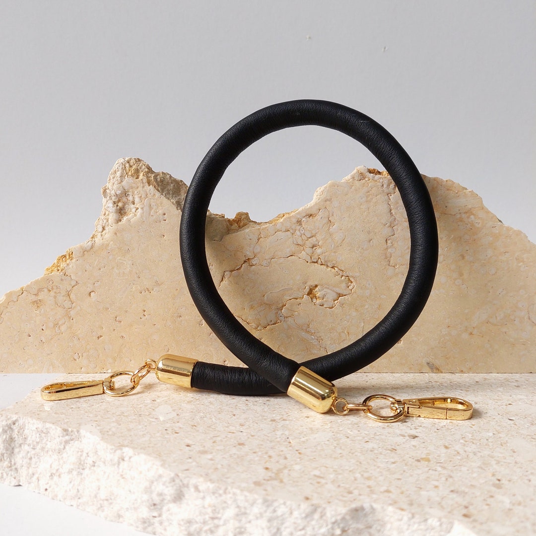 Round Bag's Leather Handle, Round Leather Strap, Handle for Purse ...