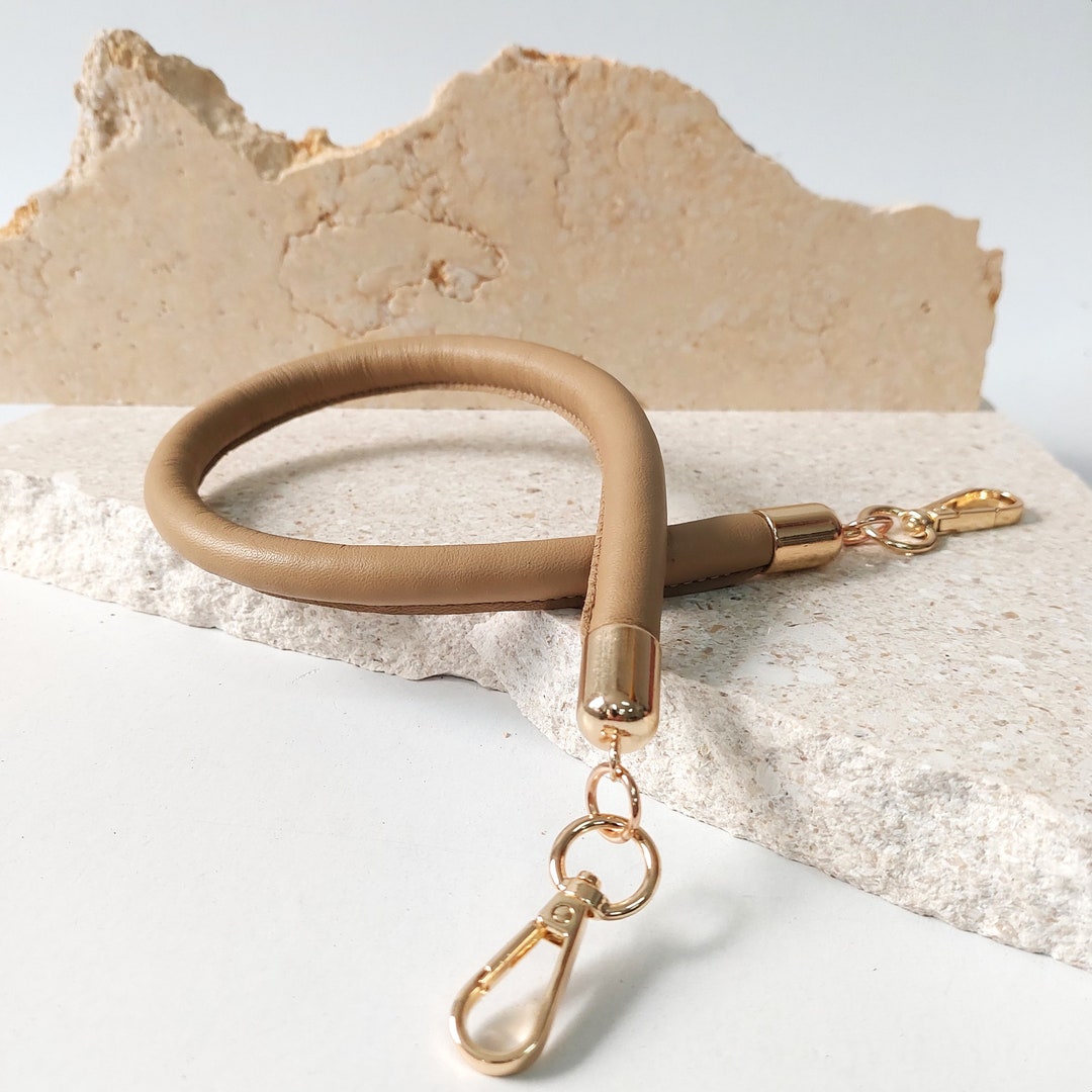 Round Bag's Leather Handle, Round Leather Strap, Handle for Purse ...