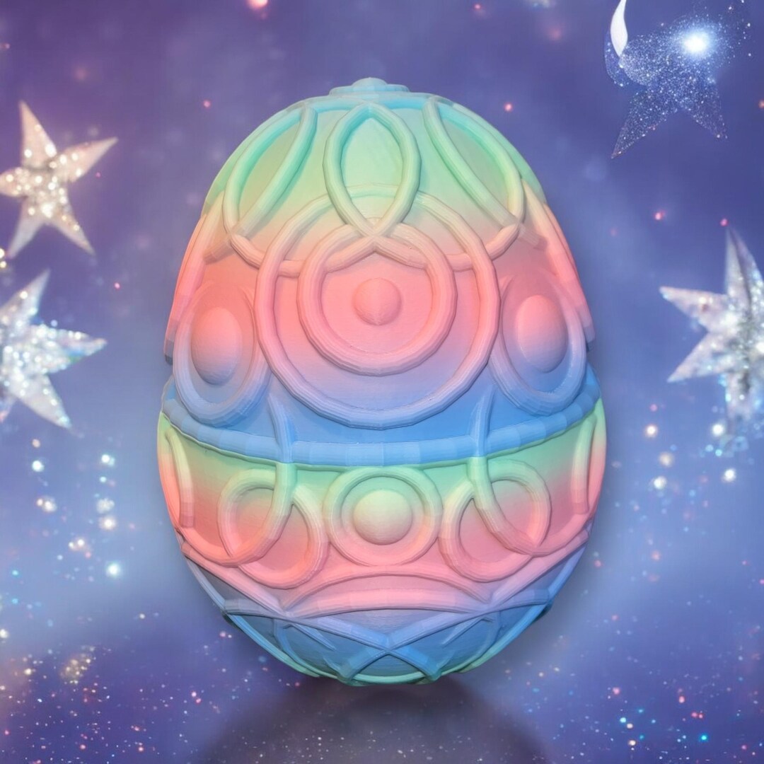 Mega Celestial Egg Container, 3D Printed Egg, Celestial Egg, Huge Celestial Egg Container ...