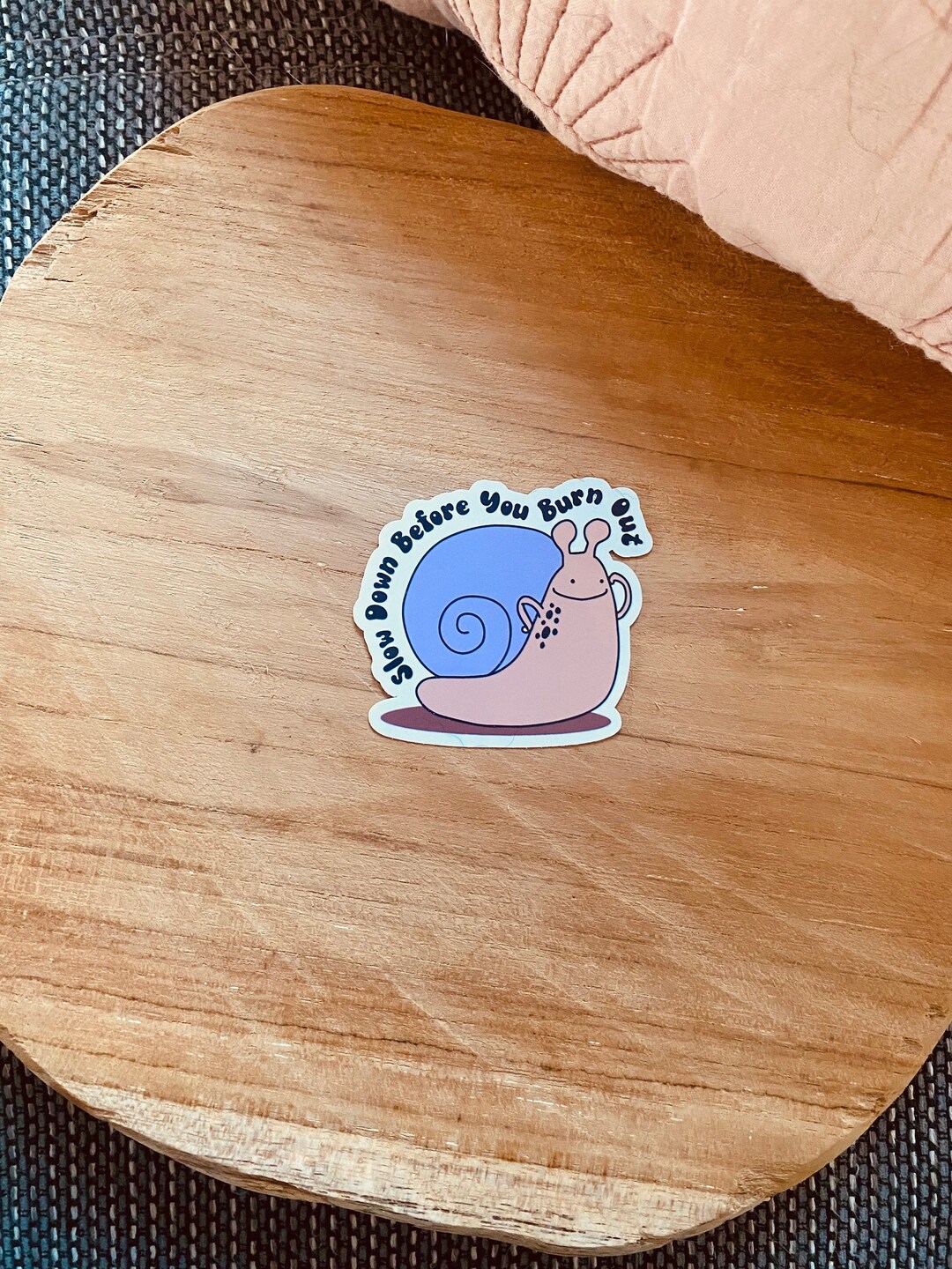 Slow Down Before You Burn Out Mental Health Stickers Vinyl Stickers ...