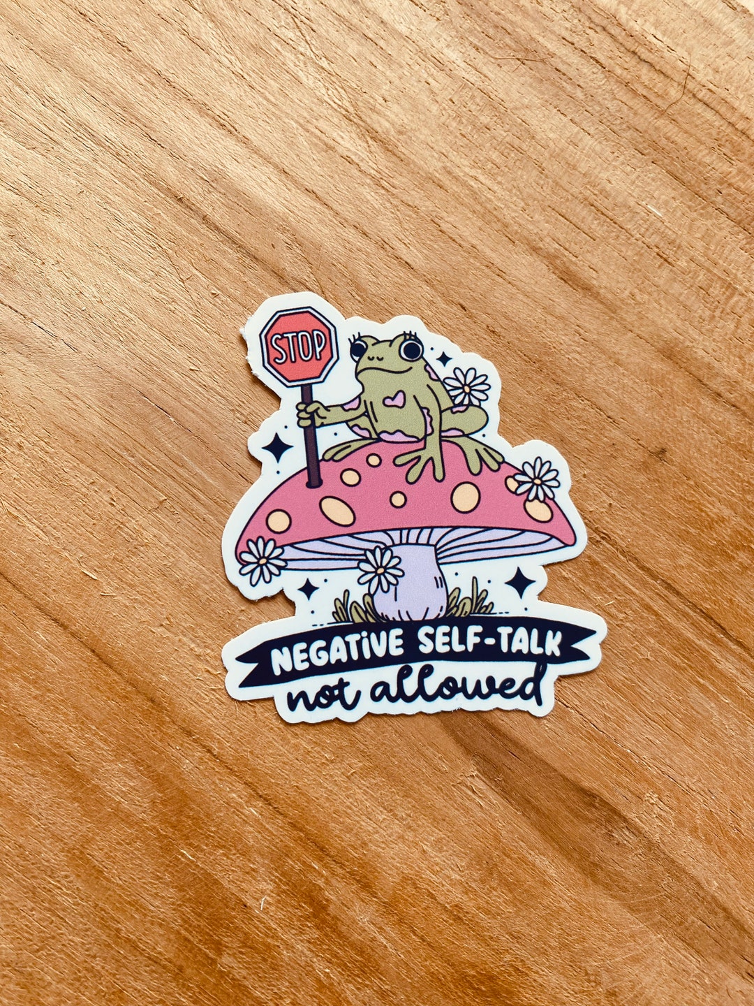 Negative Self-talk Not Allowed | Mental Health Stickers | Vinyl ...