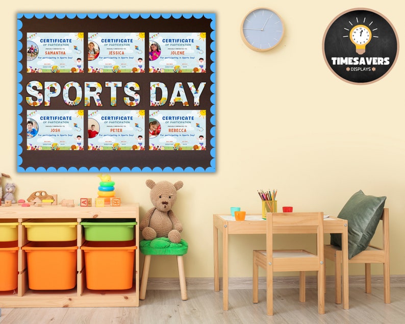 Certificate Template Editable, Sports Day Award, School Editable CANVA ...
