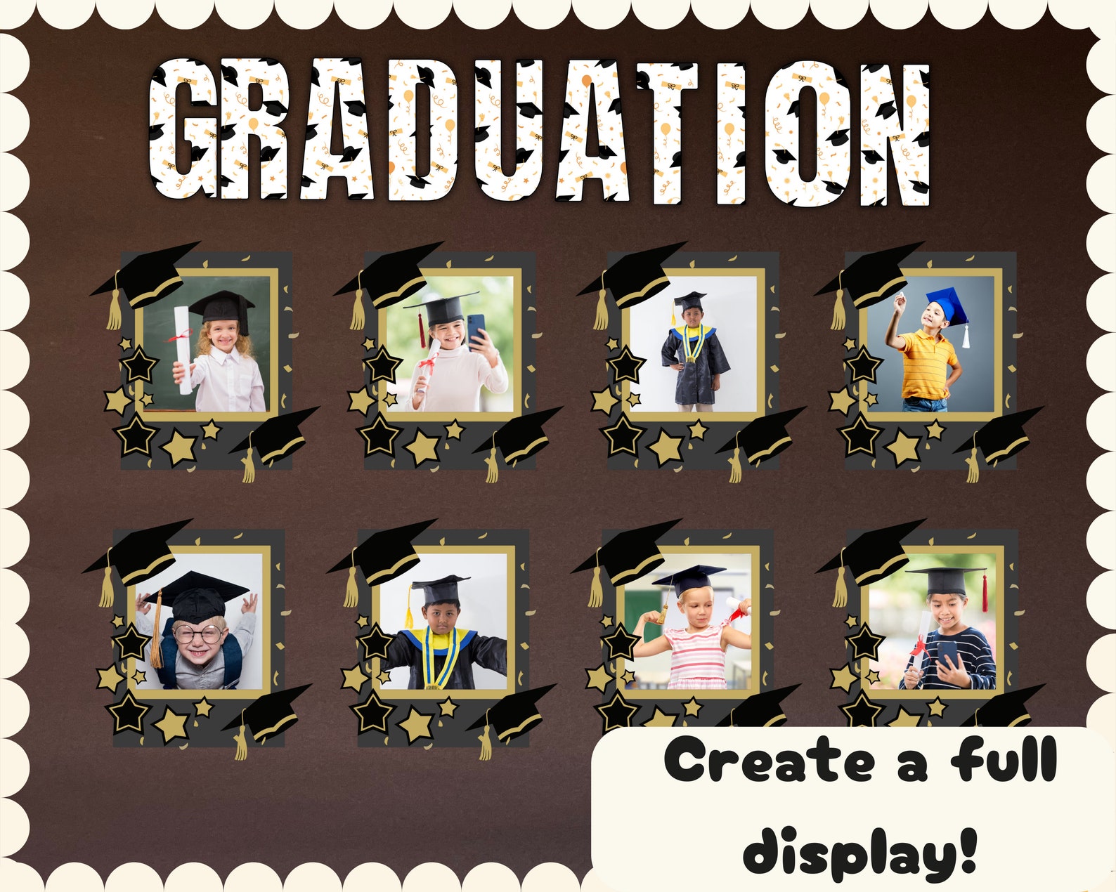 Editable Classroom Graduation Display, Printable Classroom Displays ...