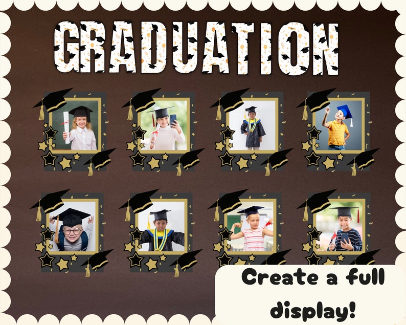 Editable Classroom Graduation Display, Printable Classroom Displays ...