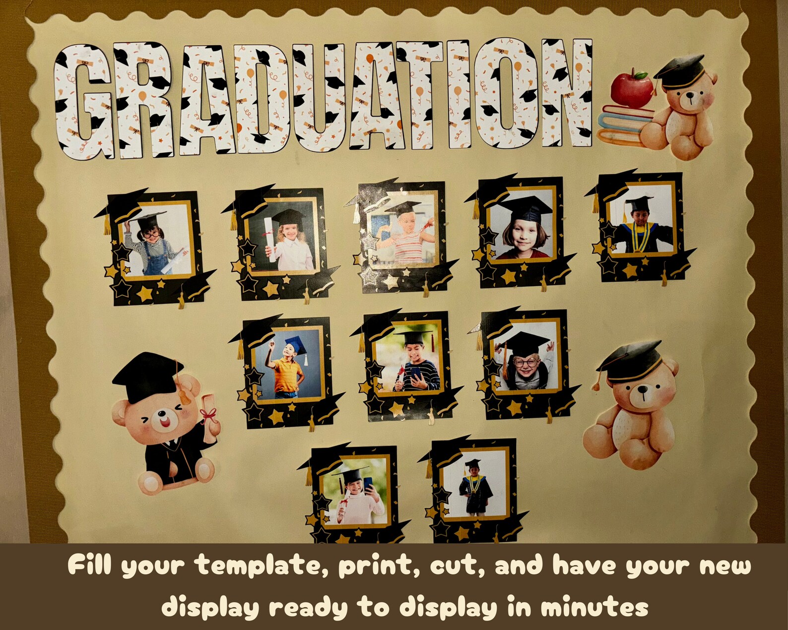 Editable Classroom Graduation Display, Printable Classroom Displays ...