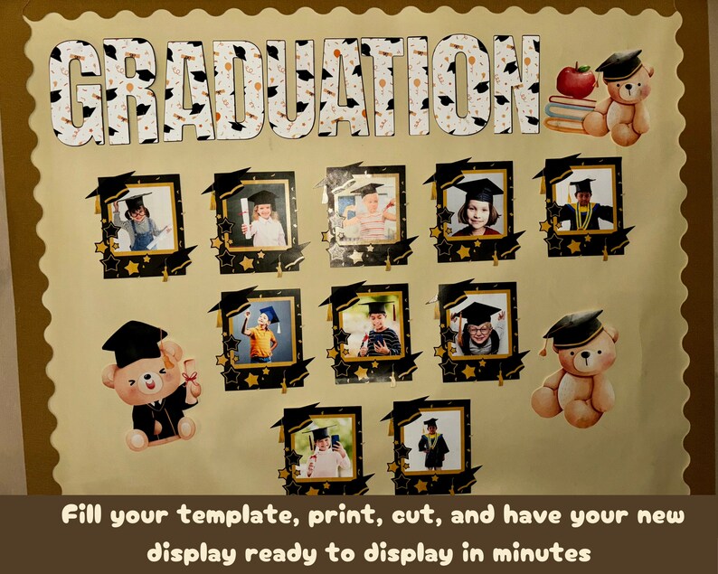 Editable Classroom Graduation Display, Printable Classroom Displays ...