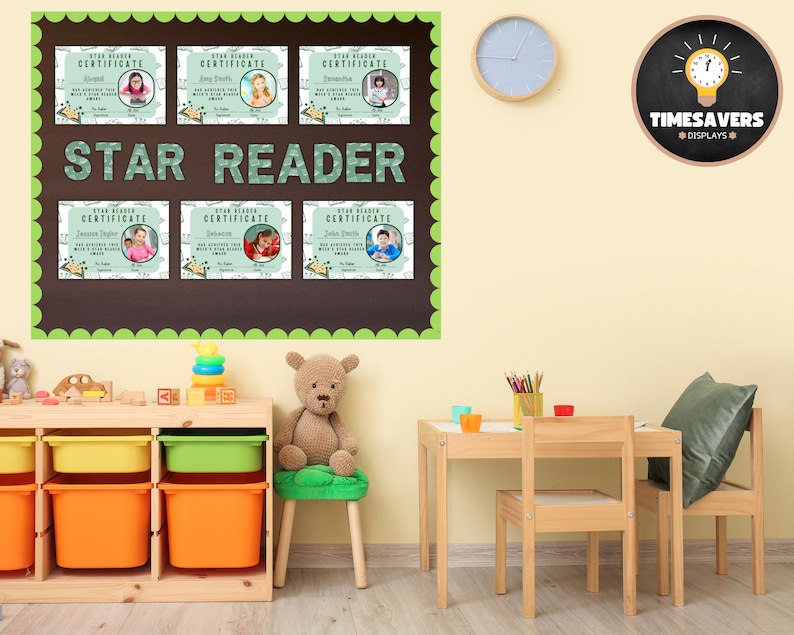 Certificate Template Editable, Reading Award, School Class CANVA ...