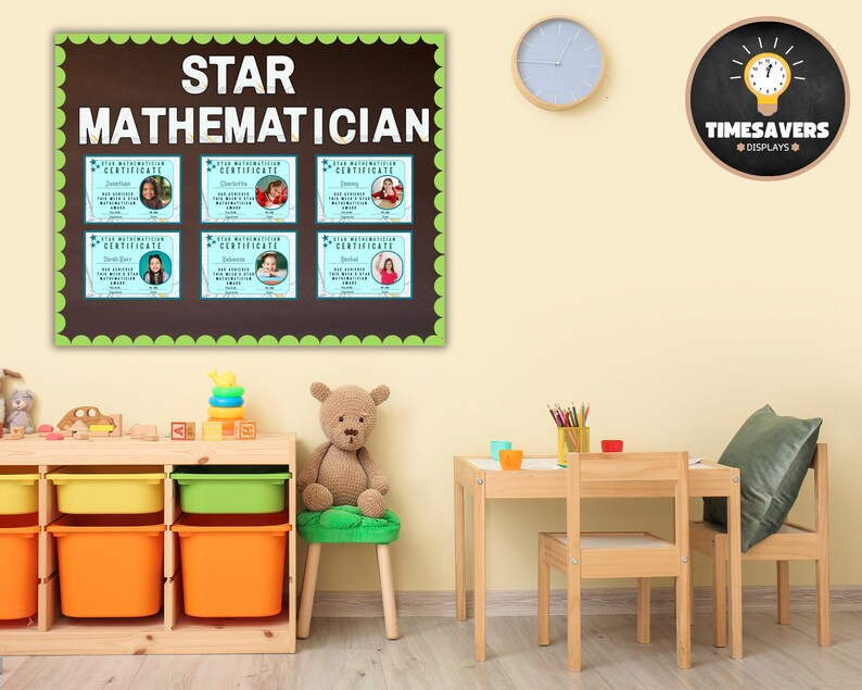 Certificate Template Editable, Maths Award, School Class Editable CANVA ...