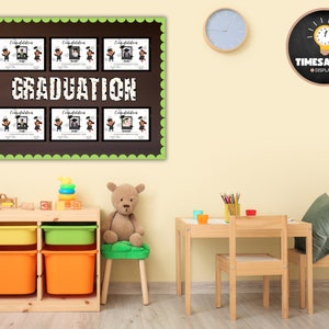 Certificate Template Editable, Pre-school Graduation Award, School ...