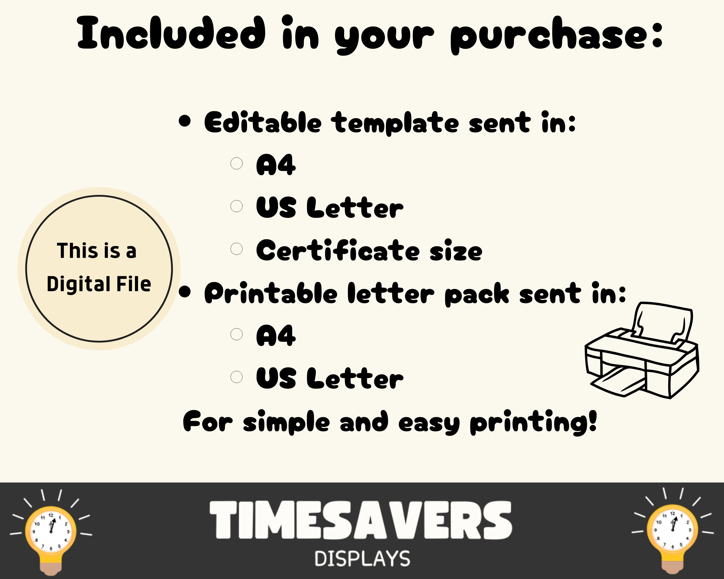 Certificate Template Editable, Kindness Award, School Class CANVA ...