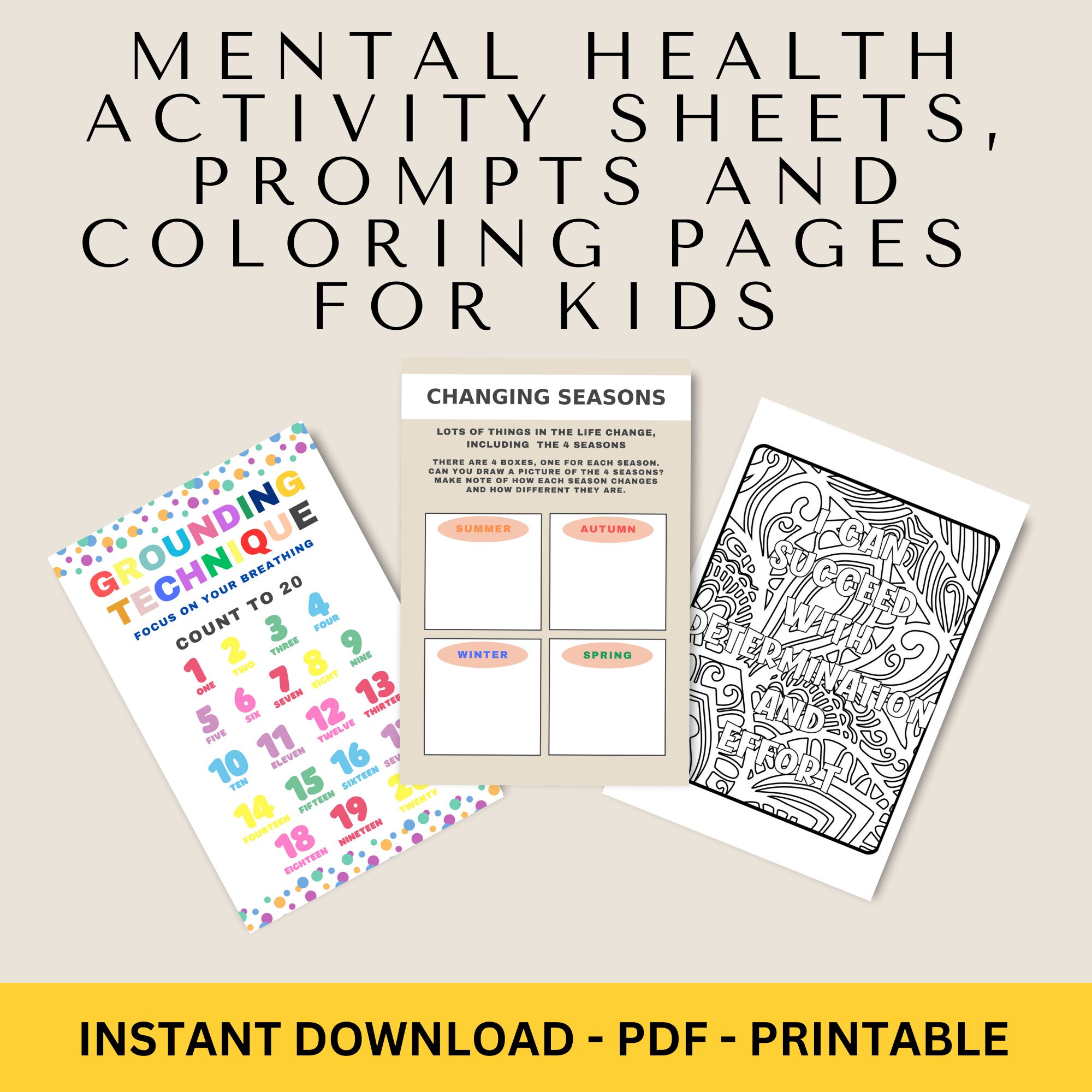 Therapy Worksheets Self Care Gift Therapist Worksheets Teen Self Esteem ...