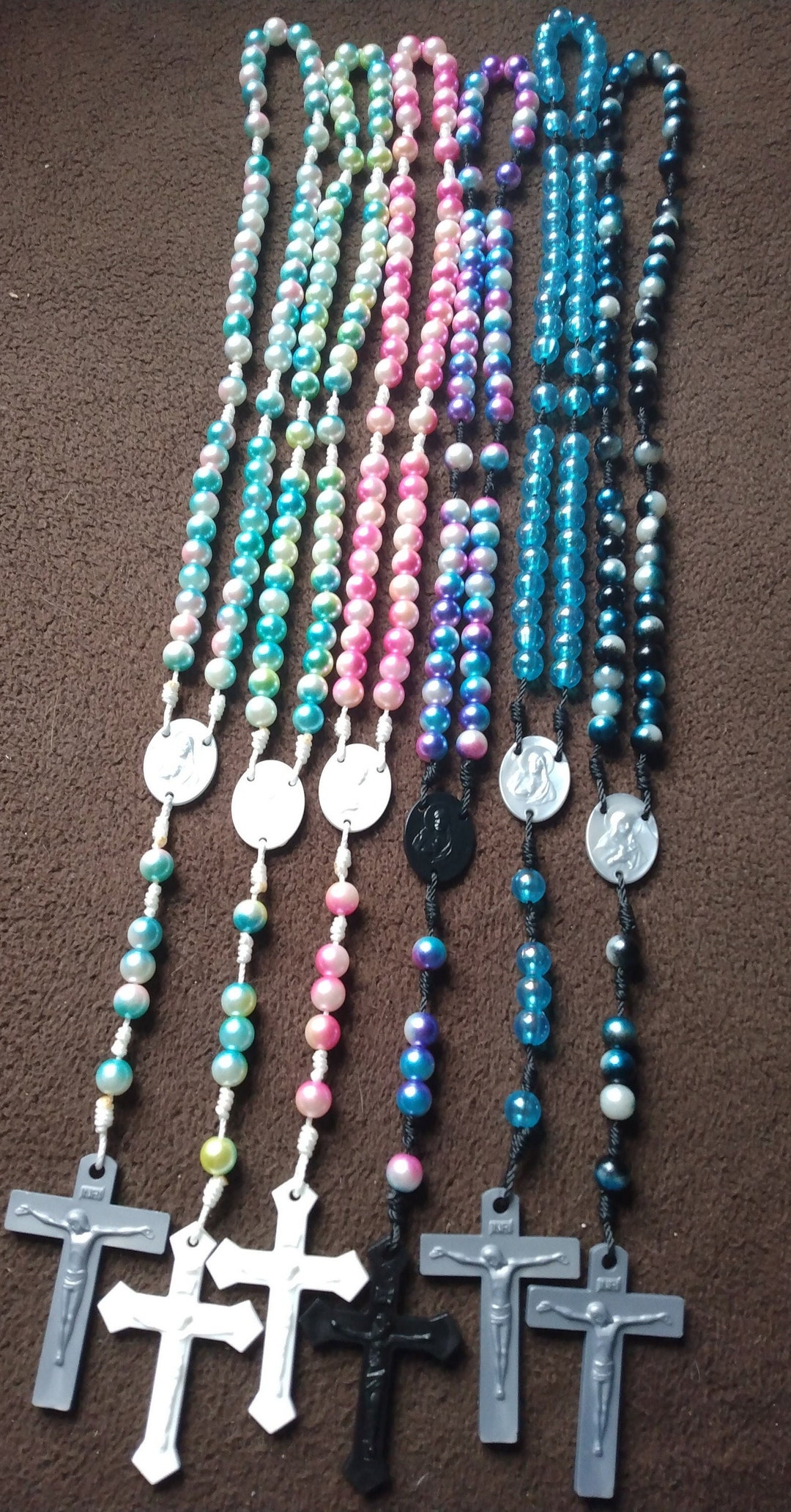 Plastic Cord Rosaries - Etsy