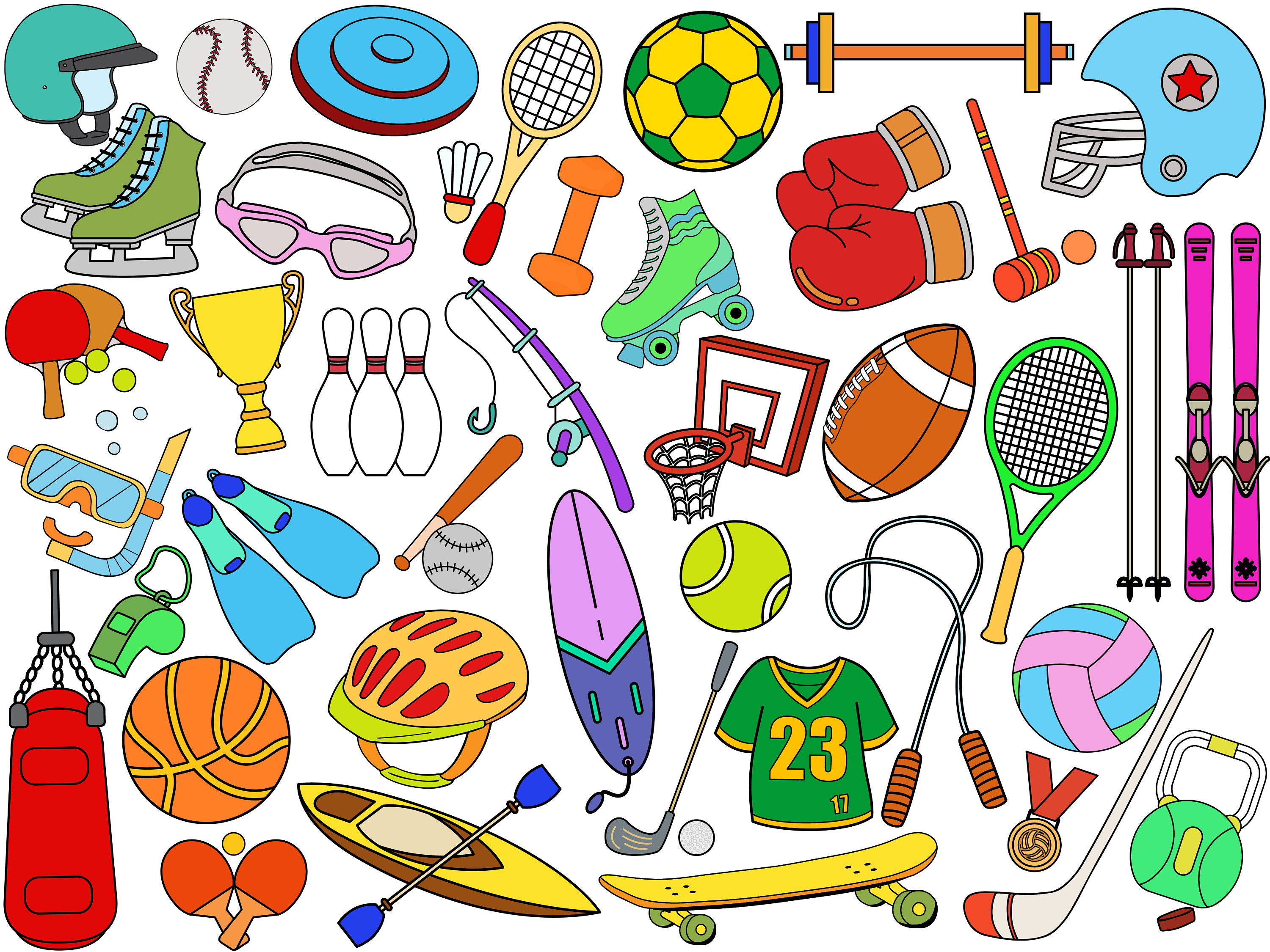 Sports Giant Coloring Page Printable Coloring Tablecloth Digital Poster ...