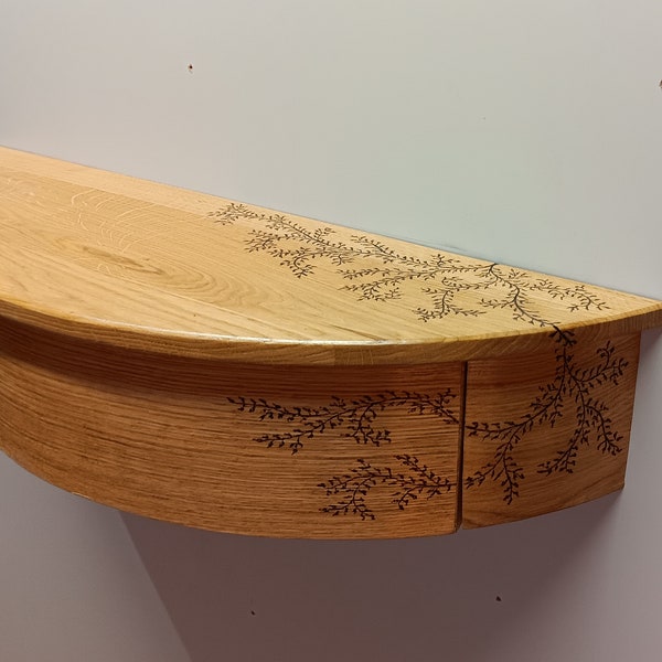 Floating Half Moon Console - Etsy