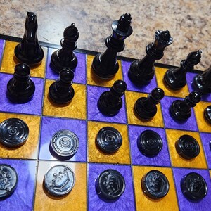 Custom Chess/checkers Board - Etsy