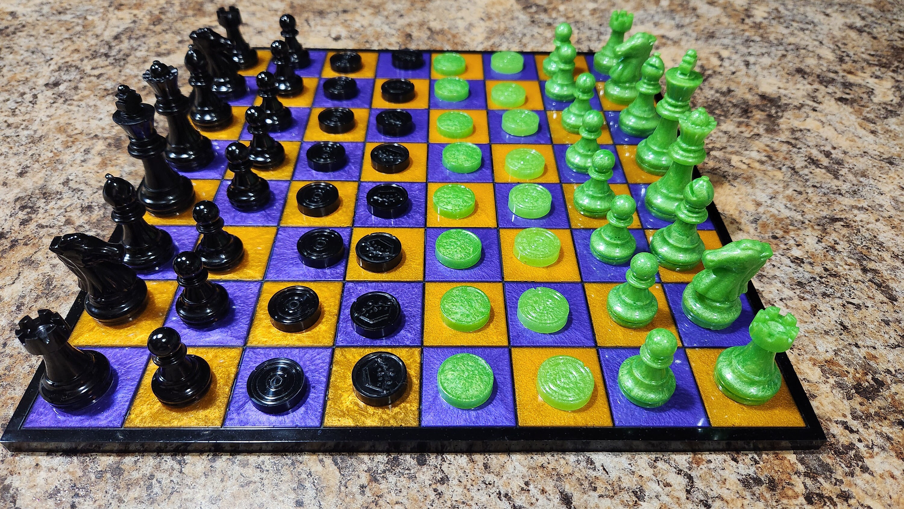 Custom Chess/checkers Board - Etsy
