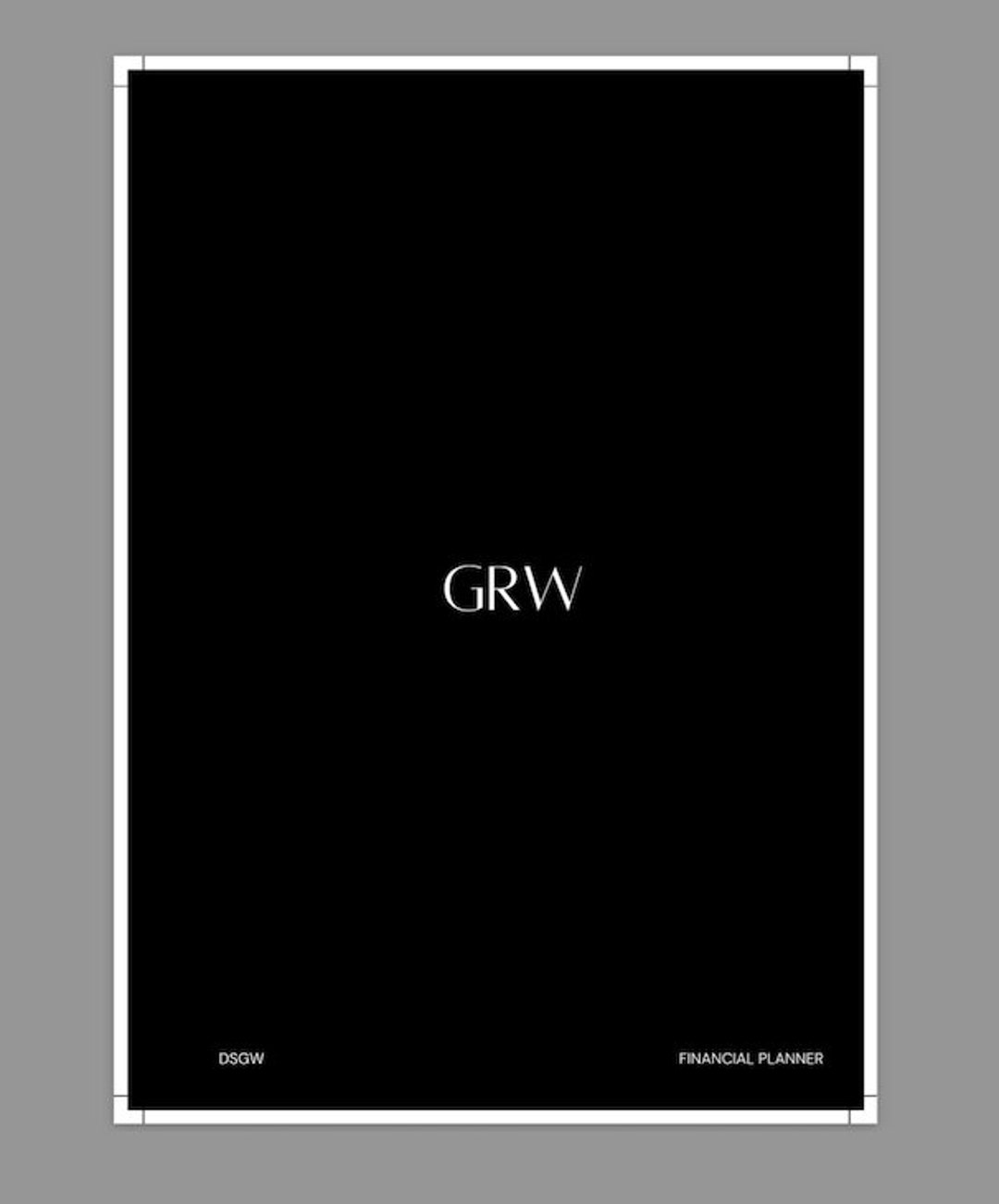 GRW FINANCIAL PLANNER - Digital Copy - Etsy