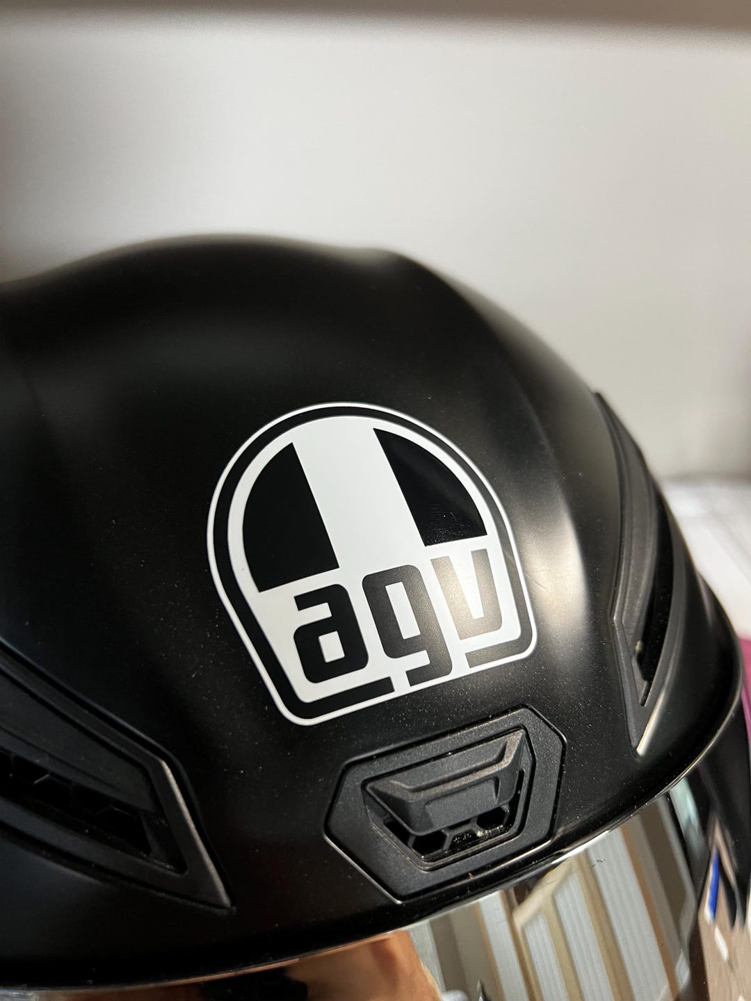 AGV Logo Black Out - Etsy Canada