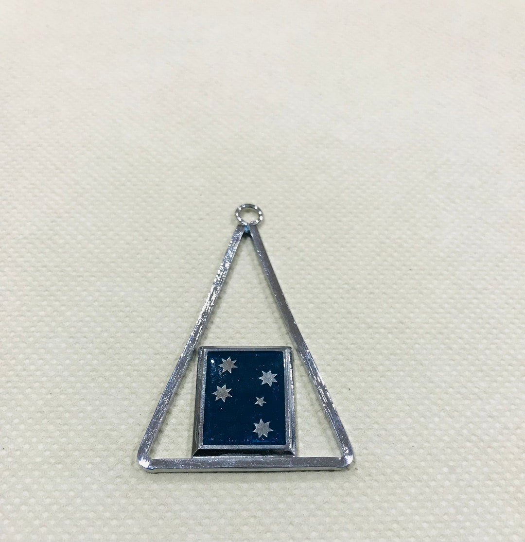 Southern Cross Pendant 1950 Vintage Original New Stock. Rhodium Plated ...