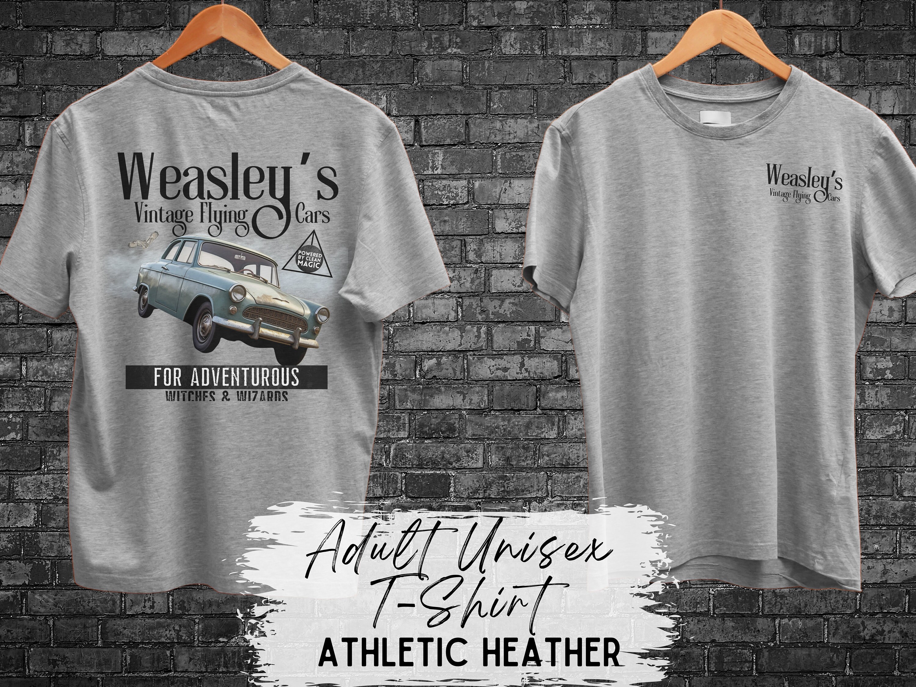 Weasley's Vintage Flying Car Shirt, Potterhead Hoodies, Magical HP ...