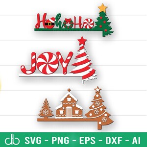 Christmas Door Corners SVG, Christmas Door Corner Bundle SVG, Christmas ...