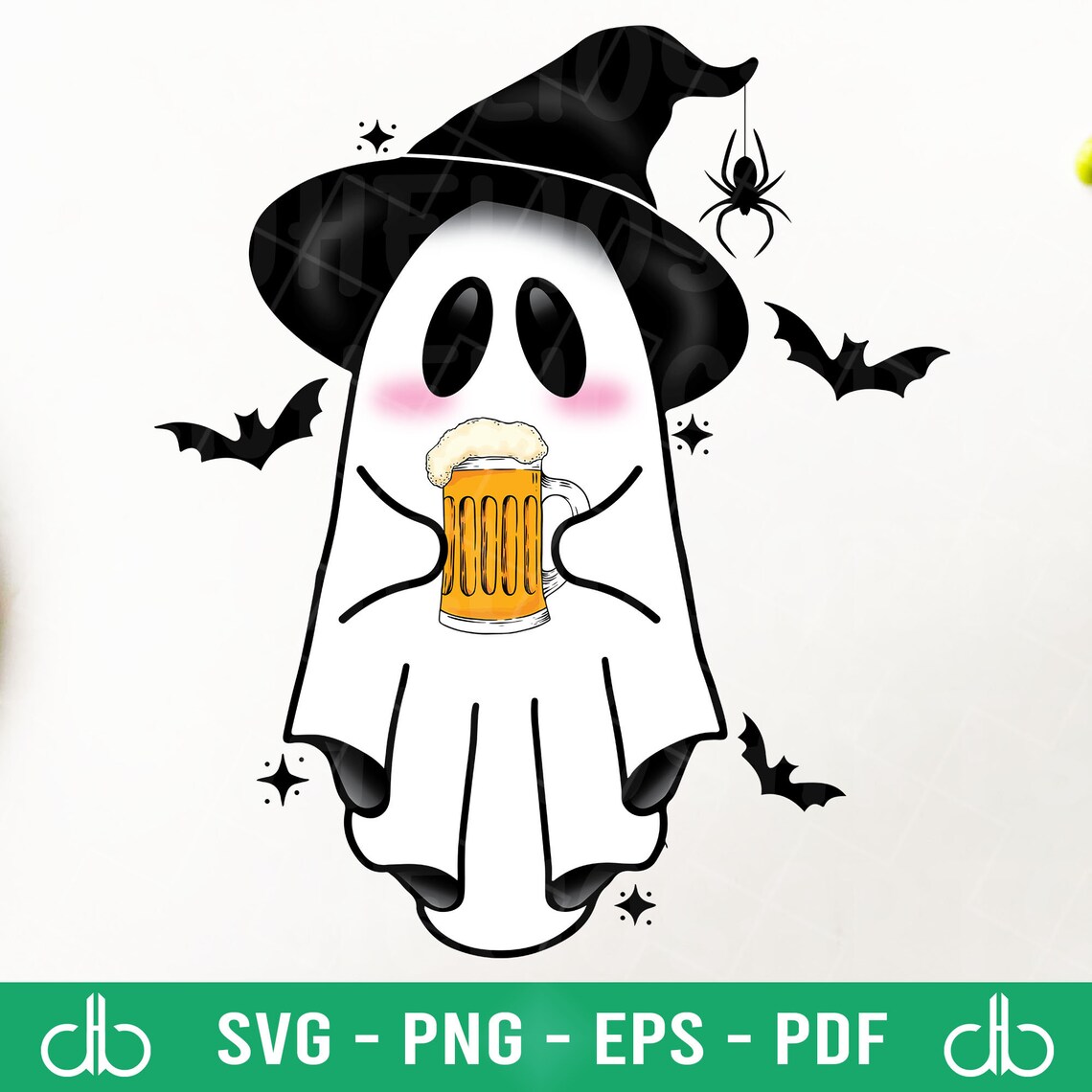 Ghost Beer SVG Ghost Love Beer SVG Ghost Holding Beer SVG - Etsy