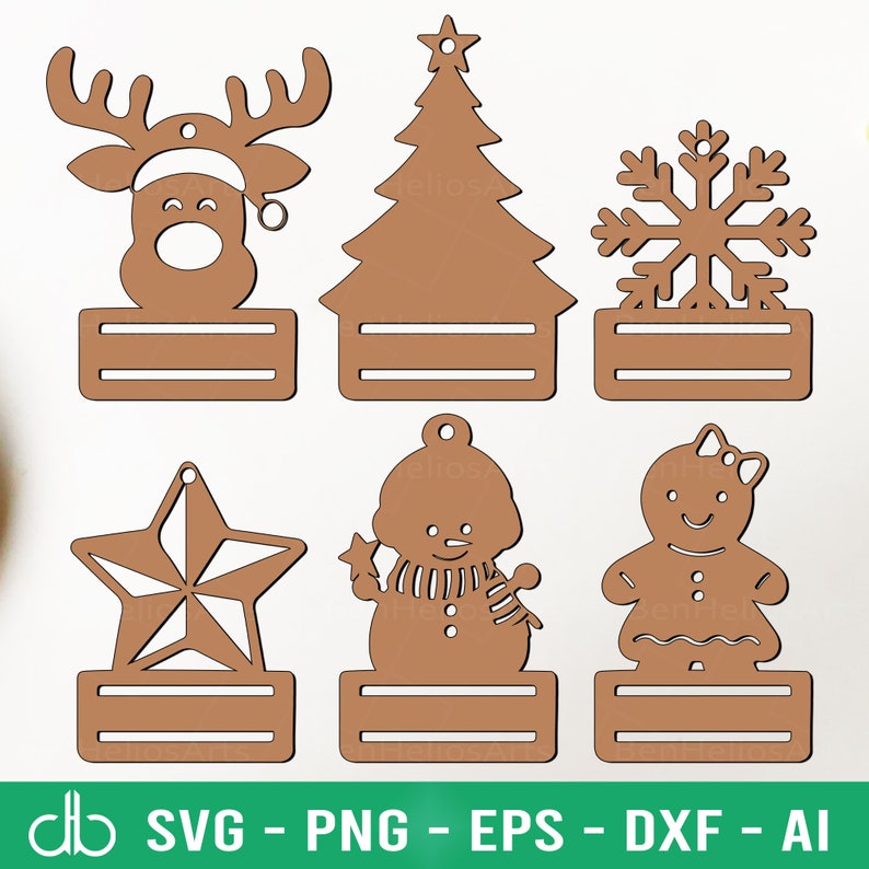 Christmas Money Clip Bundle SVG, Money Sign Christmas Ornament ...