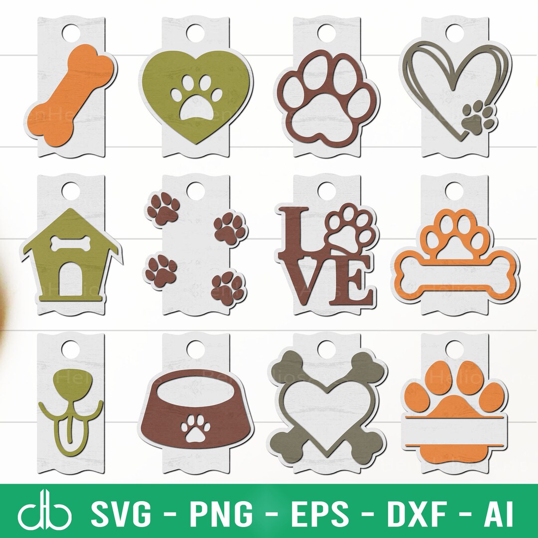 Dog Tumbler Topper SVG Bundle, Dog Stanley Topper SVG Bundle, Dog Name ...