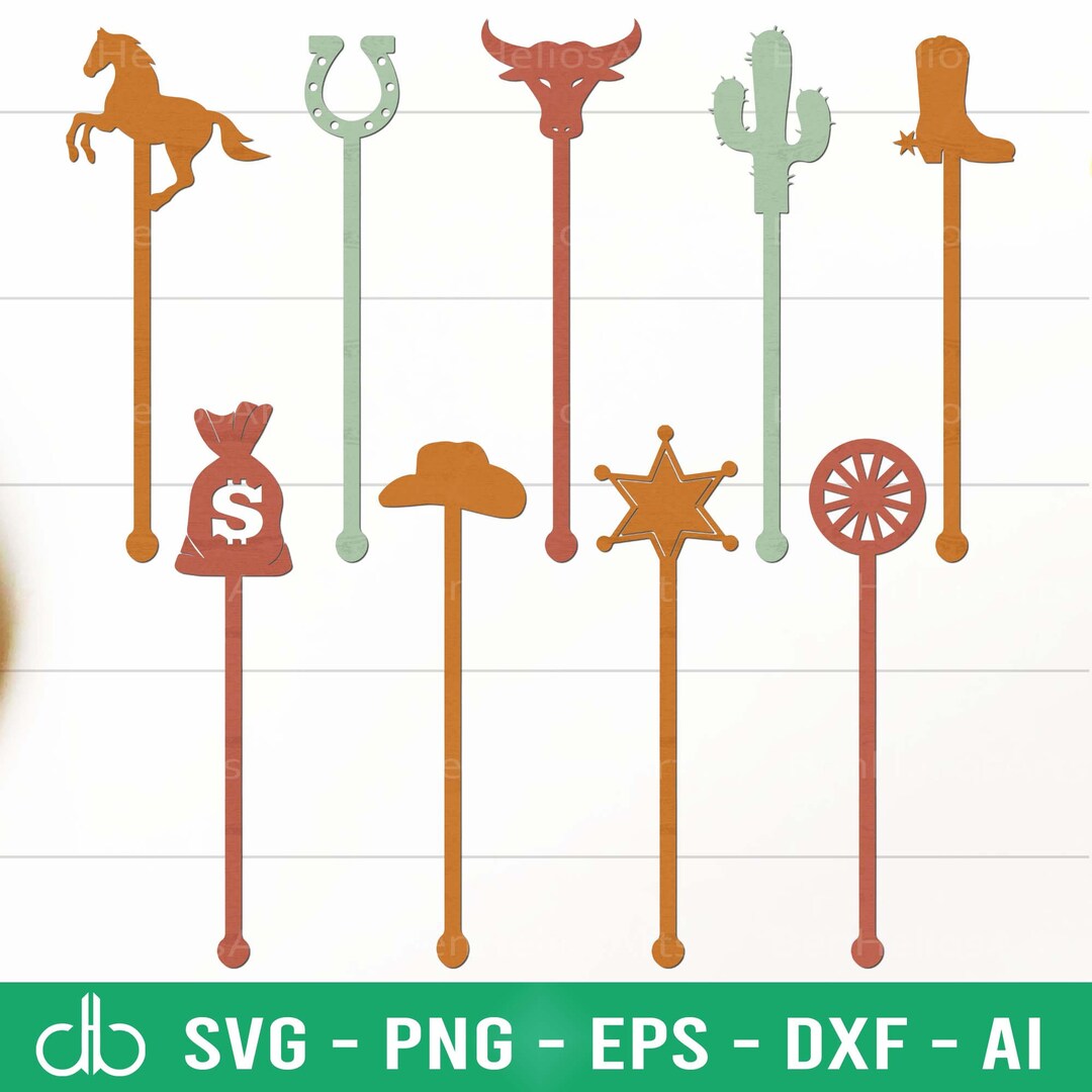 Texas Stir Swizzle Sticks SVG, Texas Stir Swizzle Stick SVG Bundle ...