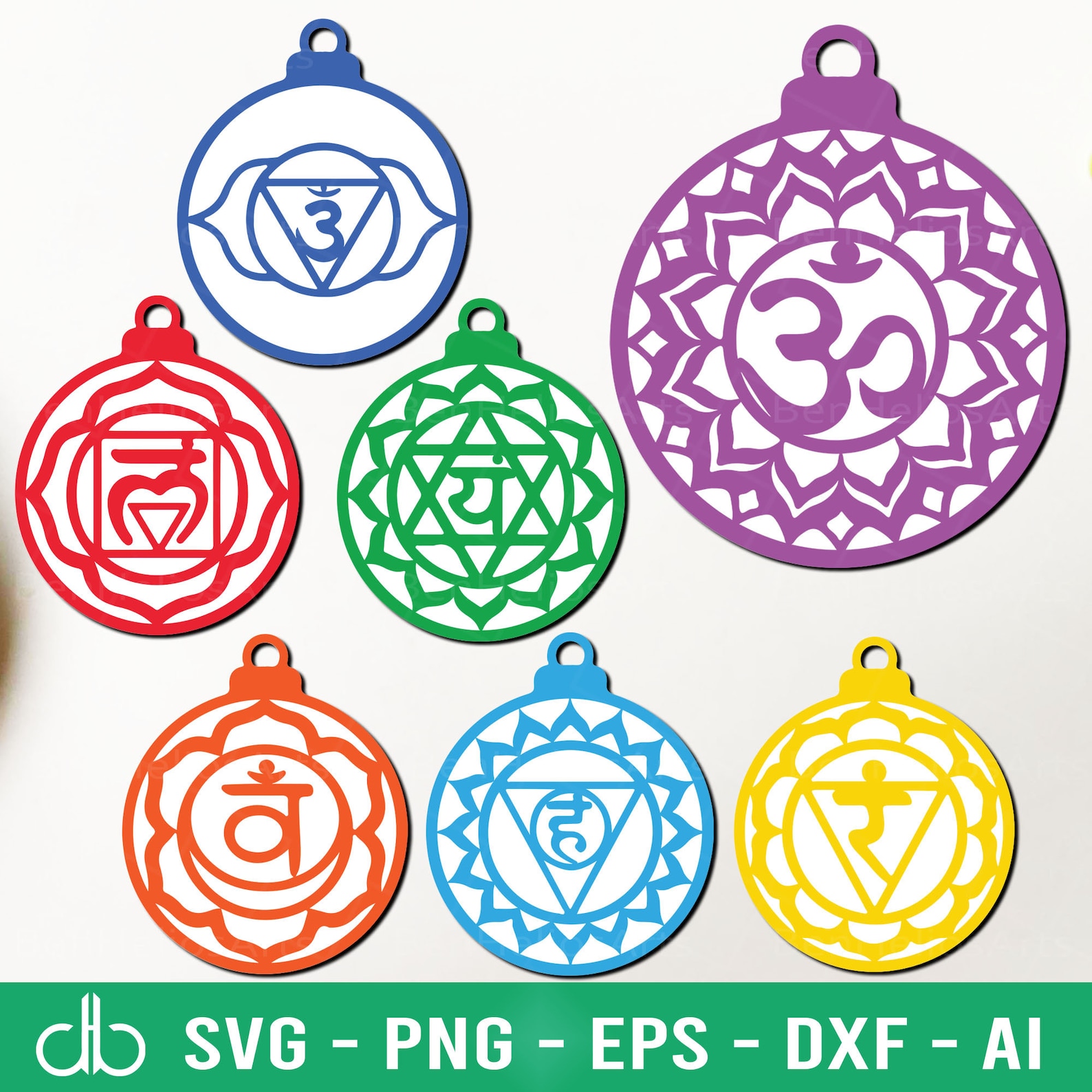 Yoga Ornament SVG Bundle, 7 Chakras SVG, Yoga SVG Bundle, Buddha Svg ...