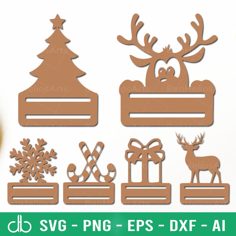 Christmas Money Clip SVG Bundle, Money Sign Christmas Ornament ...