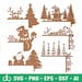 Christmas Door Corners SVG, Christmas Door Corner SVG Bundle, Christmas ...
