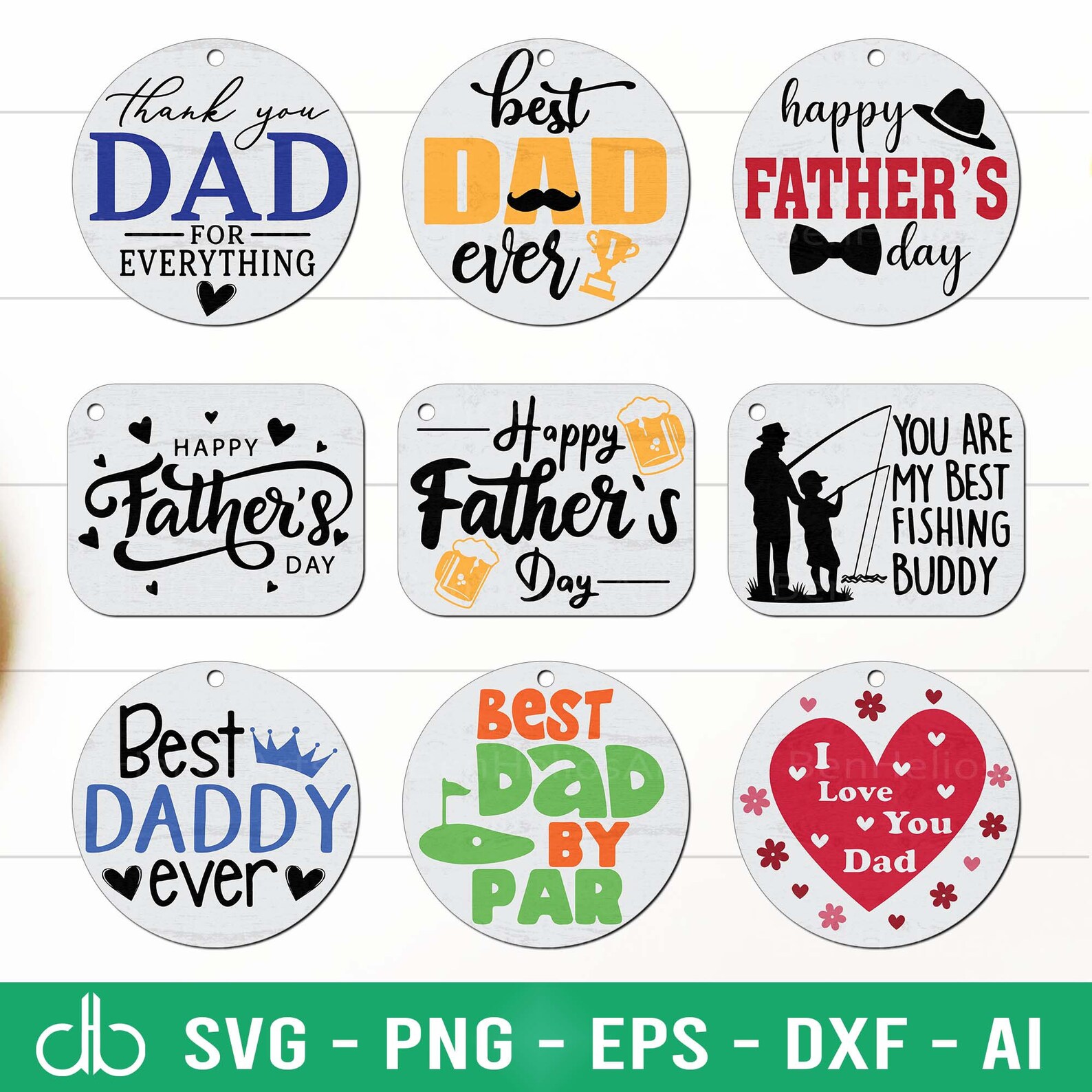 Fathers Day Keychain SVG Bundle, Dad Keychain SVG Bundle, Acrylic ...