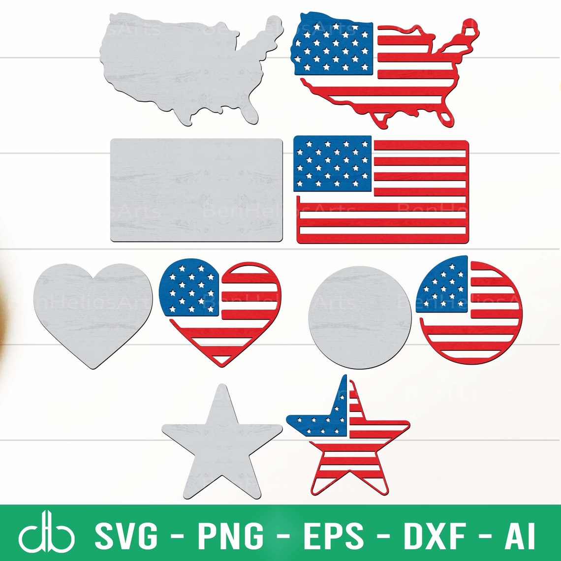 American Flag SVG Bundle, United States America Flag SVG, Flag Day Svg ...