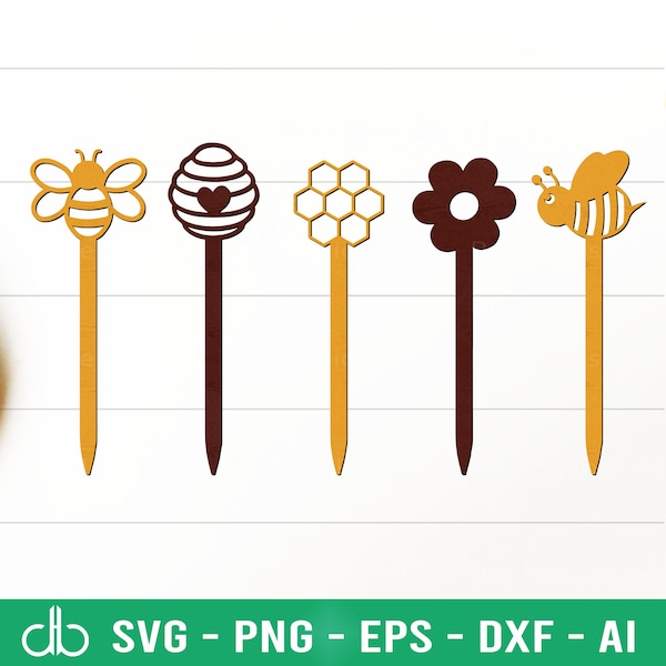 Toppers de abejas - Etsy España