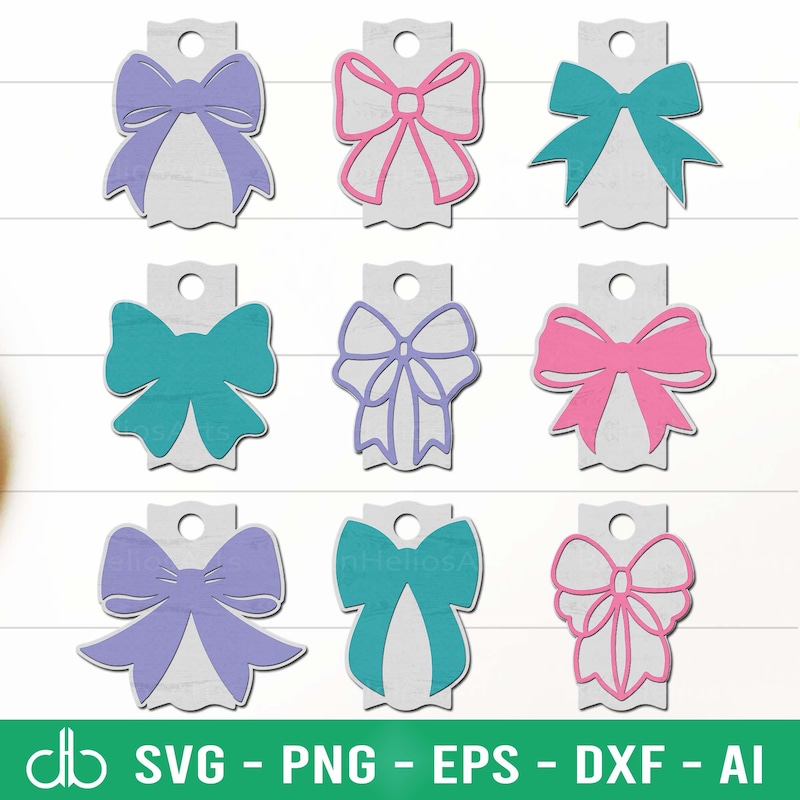 Stanley Bow Svg Pattern - Etsy