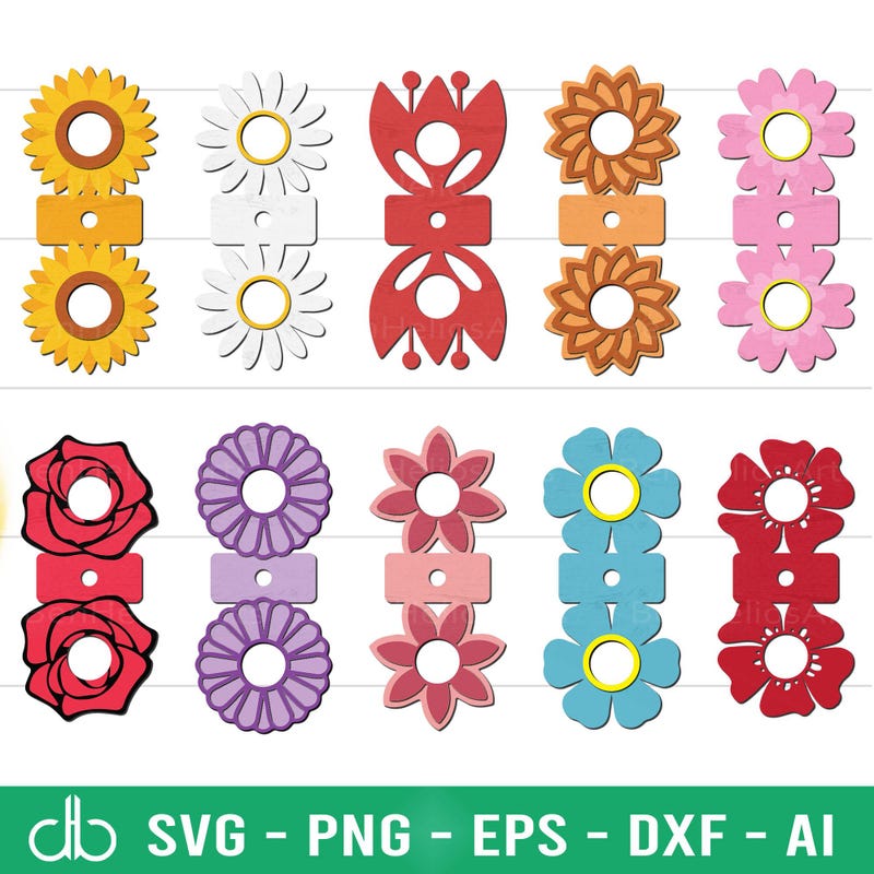 Cake Topper Flower Holder - Etsy