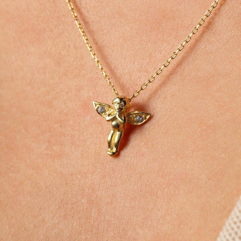 Angel Necklace - Etsy