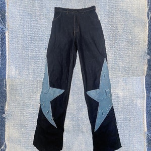 Denim Star Jeans - Etsy