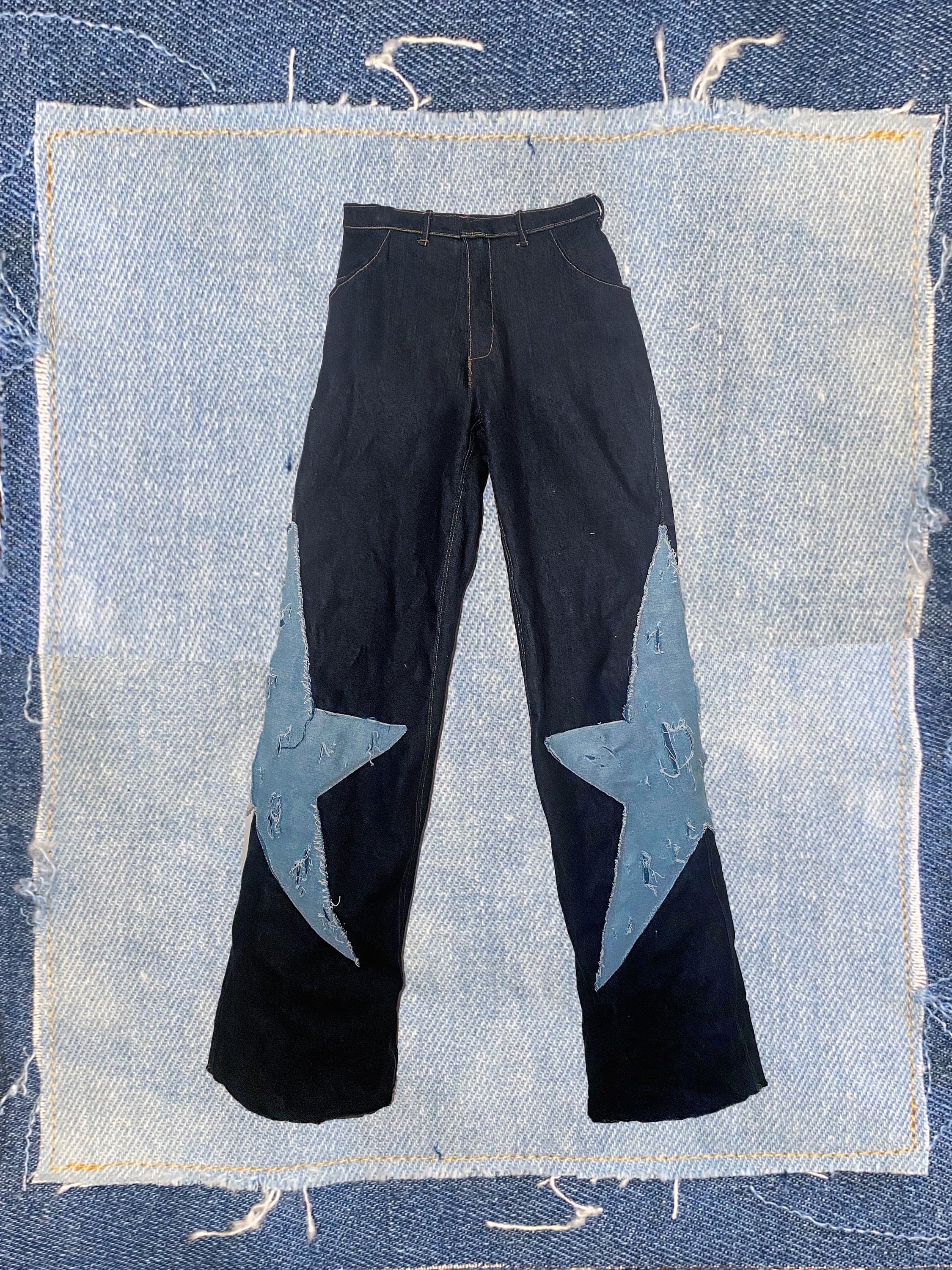 Denim Star Jeans - Etsy
