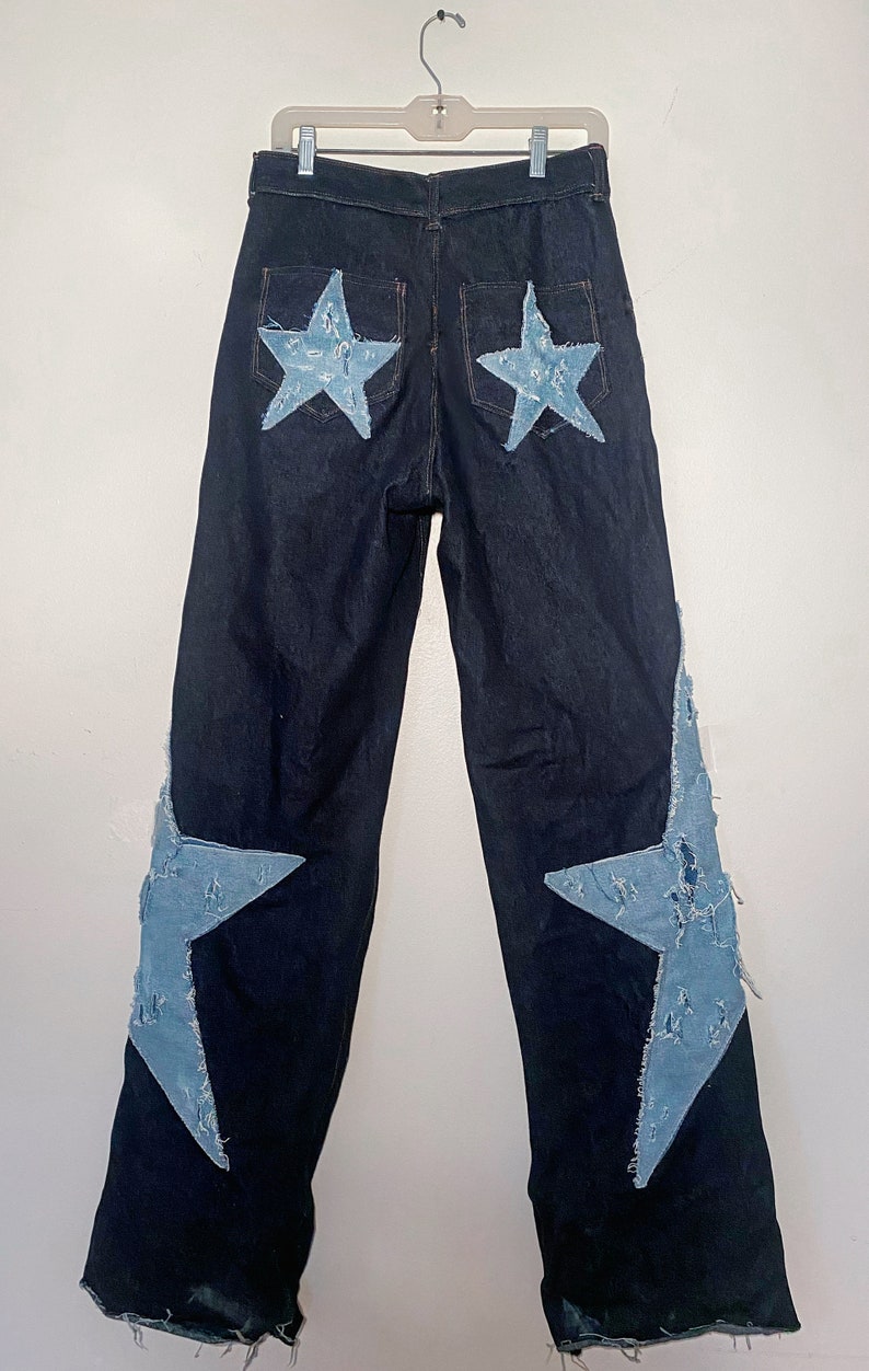 Denim Star Jeans - Etsy