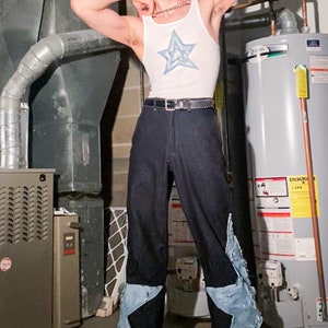 Denim Star Jeans - Etsy