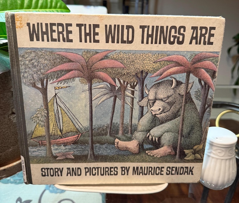 Where the Wild Things Are | Maurice Sendak | First Edition | 1st Printing | 1963 | Vintage Book ...