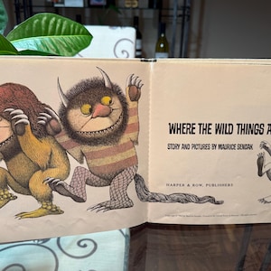 Where the Wild Things Are | Maurice Sendak | First Edition | 1st Printing | 1963 | Vintage Book ...