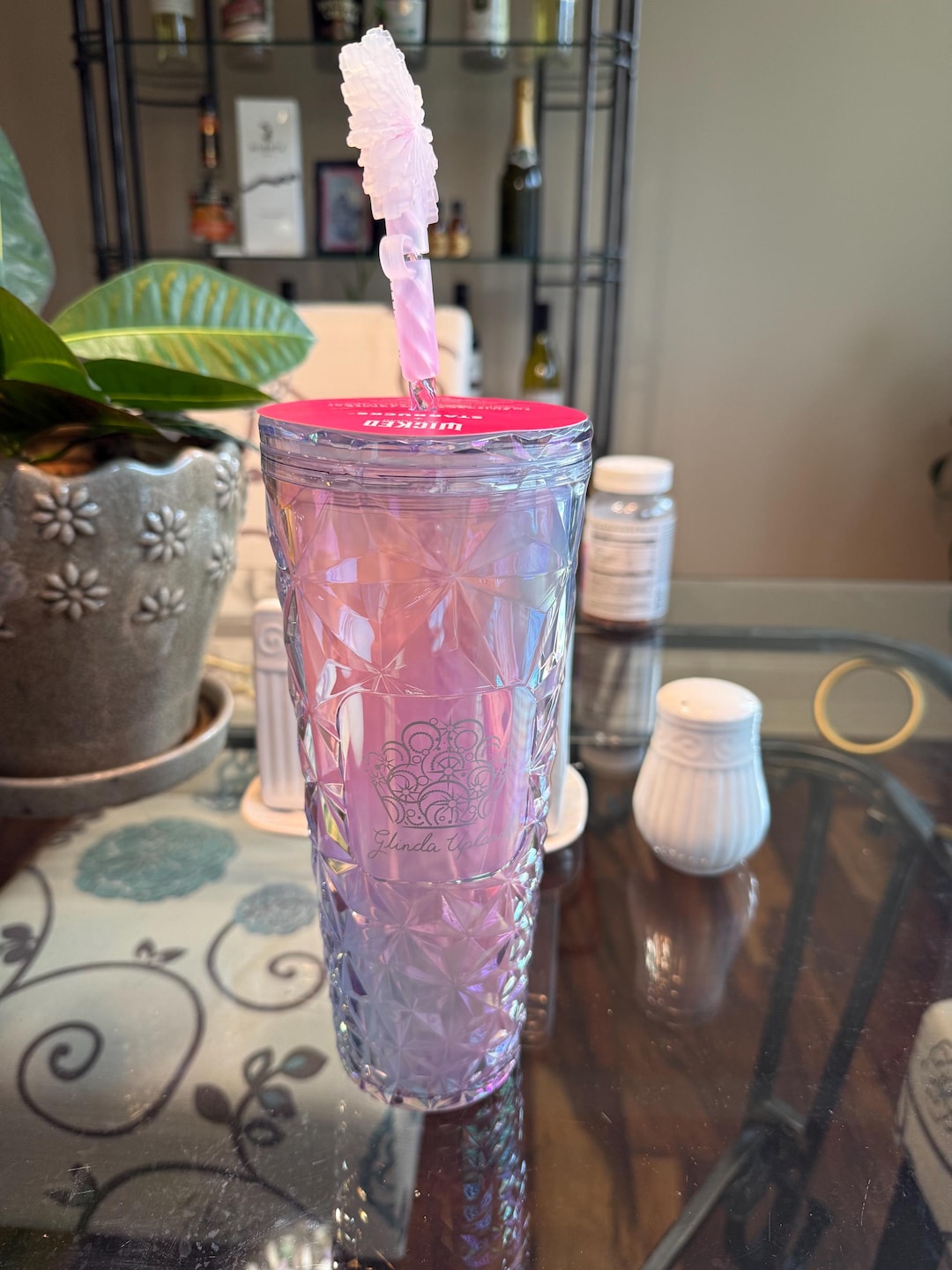 Glinda X Starbucks Wicked Cup With Topper Iridescent Cup - Etsy